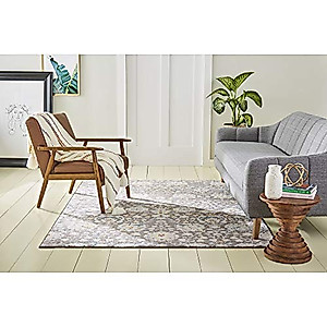Home Dynamix Venice Flore Transitional Damask Area Rug 7'10"x10'2" Brown Ivory