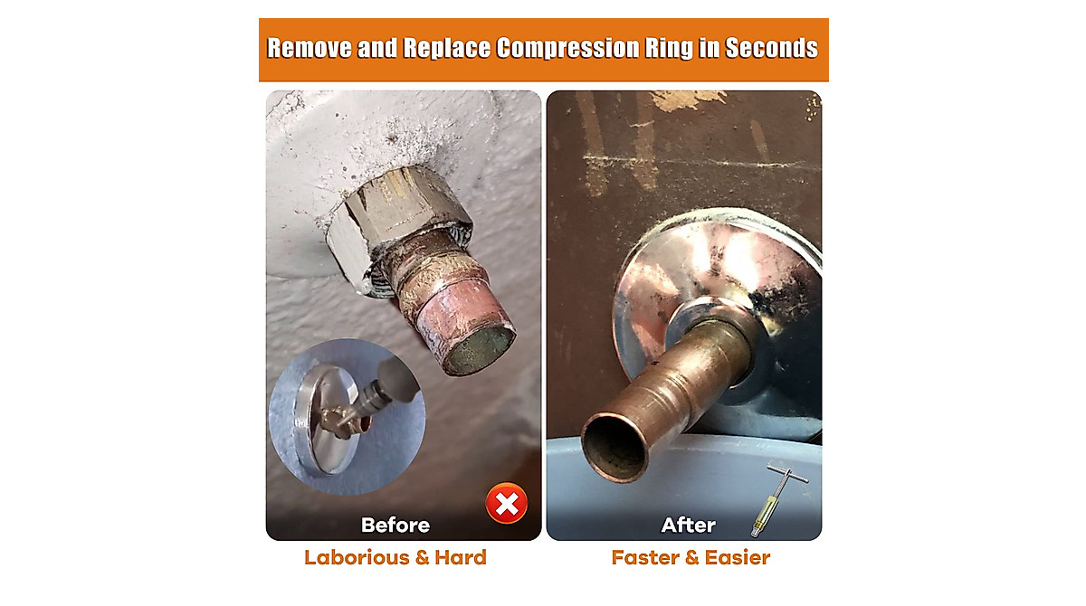 Compression Sleeve Puller Tool - Easy Pipe Removal