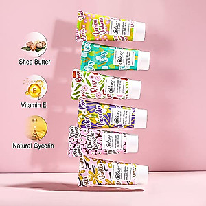 Hand Cream Gift Set - Hand Lotion Gift Set for Dry Crack Hands, Travel Moisturizing Hand Lotion with Vitamin E, Hand Cream Gift Set for Women Christmas Birthday Valentine. Pack of 6,1.0 oz Tube