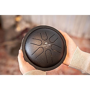 Meinl Sonic Energy Mini Steel Tongue Drum 6 Notes 6" with Mallets, Bag — Sound Healing Instrument for Musical Education, Meditation, ASMR, Yoga