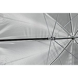 Westcott 2012 32-Inch Optical White Satin with Removable Black Cover Umbrella