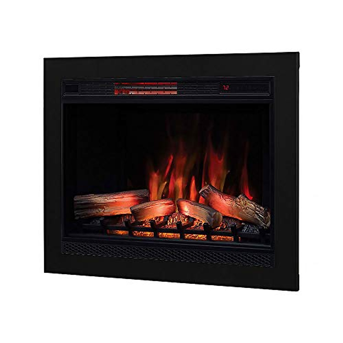 ClassicFlame 33" 3D SpectraFire Plus Infrared Electric Insert & Trim Kit - Black, 33II042FGL & BBKIT-33