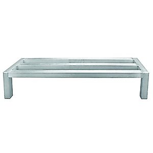 Update International Aluminum. Dunnage Rack 20in x 36in ,silver