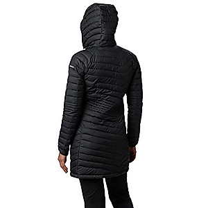 Columbia Women’s Powder Lite Mid Jacket, Winter, Water Repellent Black, X-Large