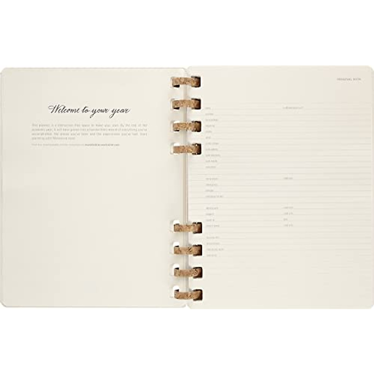 Moleskine Spiral 12 Month 2023 Academic Year Planner, Hard Cover, XL (7.5" x 9.75"), Oyster