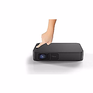Optoma LH150 Portable 1080p LED Mini Projector with Battery, for Outdoor Movies or Office Presentations, 2.5 Hour Battery Life, USB Display Screen Mirroring, Smartphone Compatible, Black