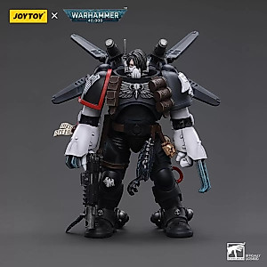 JoyToy Warhammer 40K: Raven Guard Chapter Kayvaan Shrike 1:18 Scale Figure