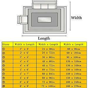 FNOIMO Brown Black Wooden Guitar Area Rug, Retro Music Lovers Indoor Rugs, with Anti-Slip Easy Clean Carpet for Living Room Bedroom Kitchen Dining Room Home Office - 6' x 8', Style-6