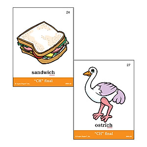 Super Duper Publications | Articulation CH Sound Fun Deck | Vocabulary and Language Development Flash Cards | Educational Learning Materials for Children