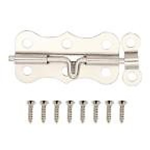 Everbilt 1002316507 2-1/2 in. Satin Nickel Decorative Barrel Bolt ea