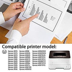HIYOTA (SU844A) MLTD116S D116S Black Toner Cartridge Compatible Replacement for Samsung MLT-D116S D116S MLT D116S Xpress M2825DW M2825WN M2835 M2675FN M2676N M2676FH M2875FW M2875FD M2625, 1 Pack