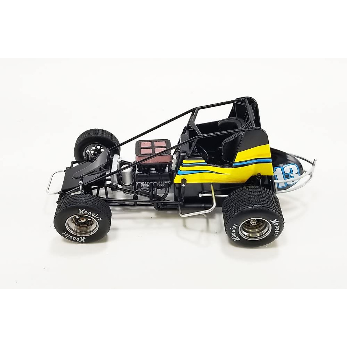 ModelToyCars 2022 Winged Sprint Car, #13 Justin Peck - Acme A1822007-1/18 Scale Diecast Car