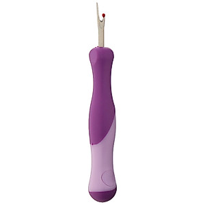 Dritz Large Ergonomic Soft Grip, 1 Count, Purple Seam Ripper