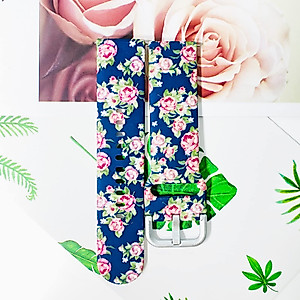 XINGMALY 6 Pack Compatible with Verizon Gizmo Watch 3/Gizmo Watch 2/Gizmo Watch 1 Smart Watch Bands for Kids Boy Girl, 20mm Soft Silicone Pattern Floral Strap Bands for Verizon Gizmo Watch 3 Watch