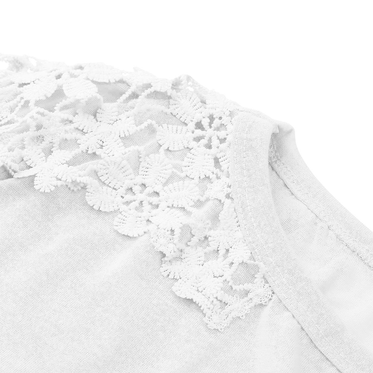 Fall Shirts for Women 2023 Trendy Round Neck Long Sleeves Blouse Tops V Neck Button Down Casual Floral Print Tunic Shirt, 1 White, XL