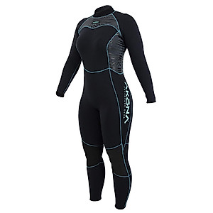 AKONA Women's 3mm Full Suit. Quantum Stretch Neoprene - Tiffany - 11