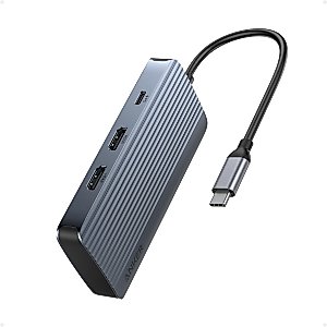 Anker 7-in-1 USB C Hub, Dual-Display USB-C Docking Station, Dual HDMI Display, 100W Power Delivery, 10Gbps Data Transfers, USB Ports for MacBook Air/Pro, Dell XPS, and More