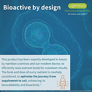 Igennus Neurobalance, High Absorption Chelated Zinc Picolinate 24mg, Magnesium & Vitamin B6, Brain, Sleep & Immune, Magnesium Stearate and Oxide-Free, Non-GMO, 120 Tablets