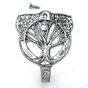 Tree of Life Wall Mounted Hook Hang Coat,Purse,Towel,Garden Tools, Keys, Scarves and More