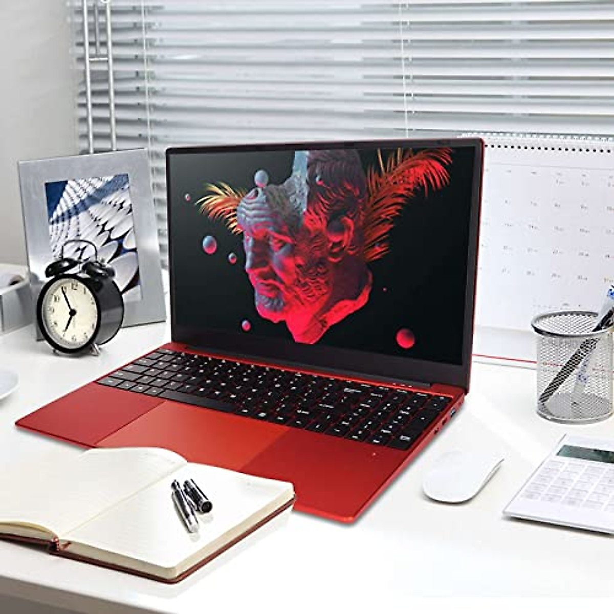 Laptop Builtin Speakers Portable HD Display Digital Touch Panel 128GB SSD for Office Home Travel
