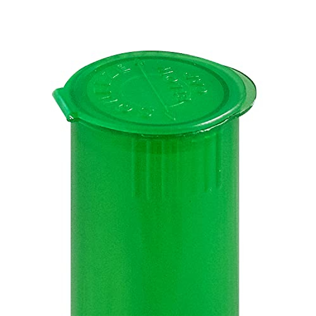 116mm Airtight Storage Tube Container - Green 10 Pack