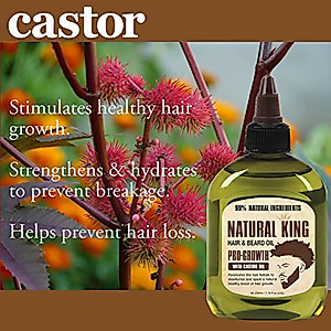 SFC Natural King Pro-growth Castor Hair & Beard Oil 7.1 oz