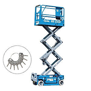 455 Ignition Keys 8Pcs for Scissor Lift Boom Forklift Lifts Genie Skyjack Terex Snorkel Manlift Upright,Heavy Equipment Key 104466