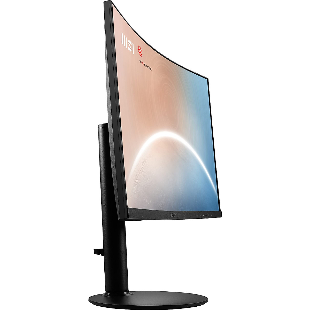 MSI Modern MD271CP, 27" Monitor, 1920 x 1080 (FHD), Curved VA, 75Hz, TUV Certified Eyesight Protection, 4ms, HDMI, Displayport, USB C, Tilt, Swivel, Height Adjustable, Pivot,Black