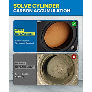 Prolenz 4" Universal Stainless Steel Catalytic Converter Automotive Replacement Catalytic Converters for Diesel Truck Car 81040 (EPA Compliant)