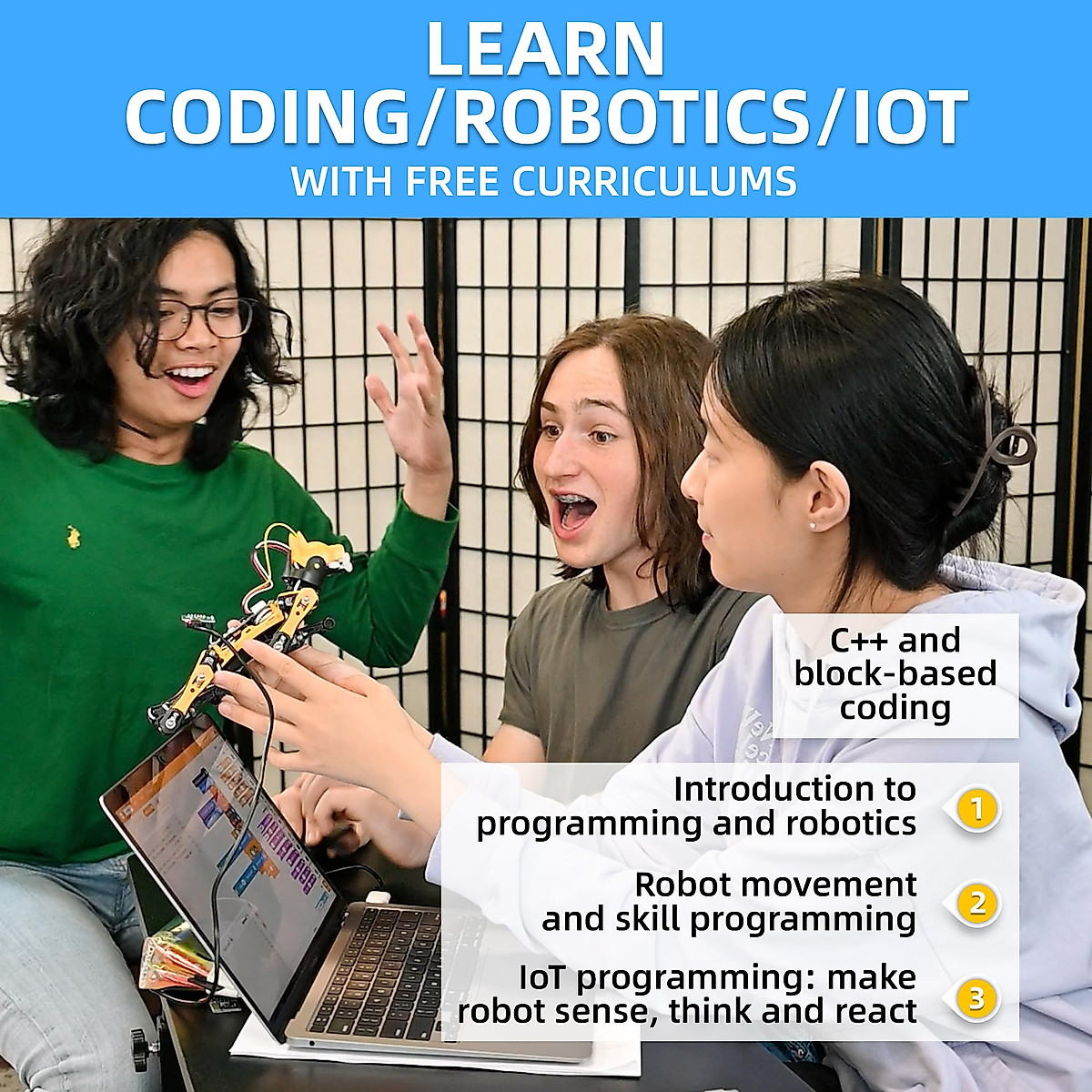 Bittle Robot Dog Kit(Construction) | Coding Smart Robot Pet, Quadruped Robot Kit for STEM & Robotics Education | Programmable Open Source, App Control IoT Robot for Engineers, Geeks, & Students