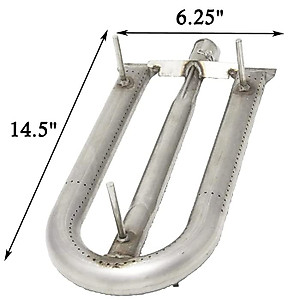 Dongftai SA246C (3-Pack) Stainless Steel Burner Replacement for American Outdoor Grill 24NB, 24NG, 24NP, 24PC, 30NB, 30PC, 36NB, 36PC