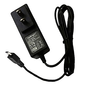 UpBright 5V AC/DC Adapter Compatible with WOKALON Portable CD Player with Stereo Speakers Rechargeable Disc Player 2000mAh Battery Walkman DC 5 V 2000mA DC5V 5VDC 2A 5.0V Power Supply Cord Charger PSU