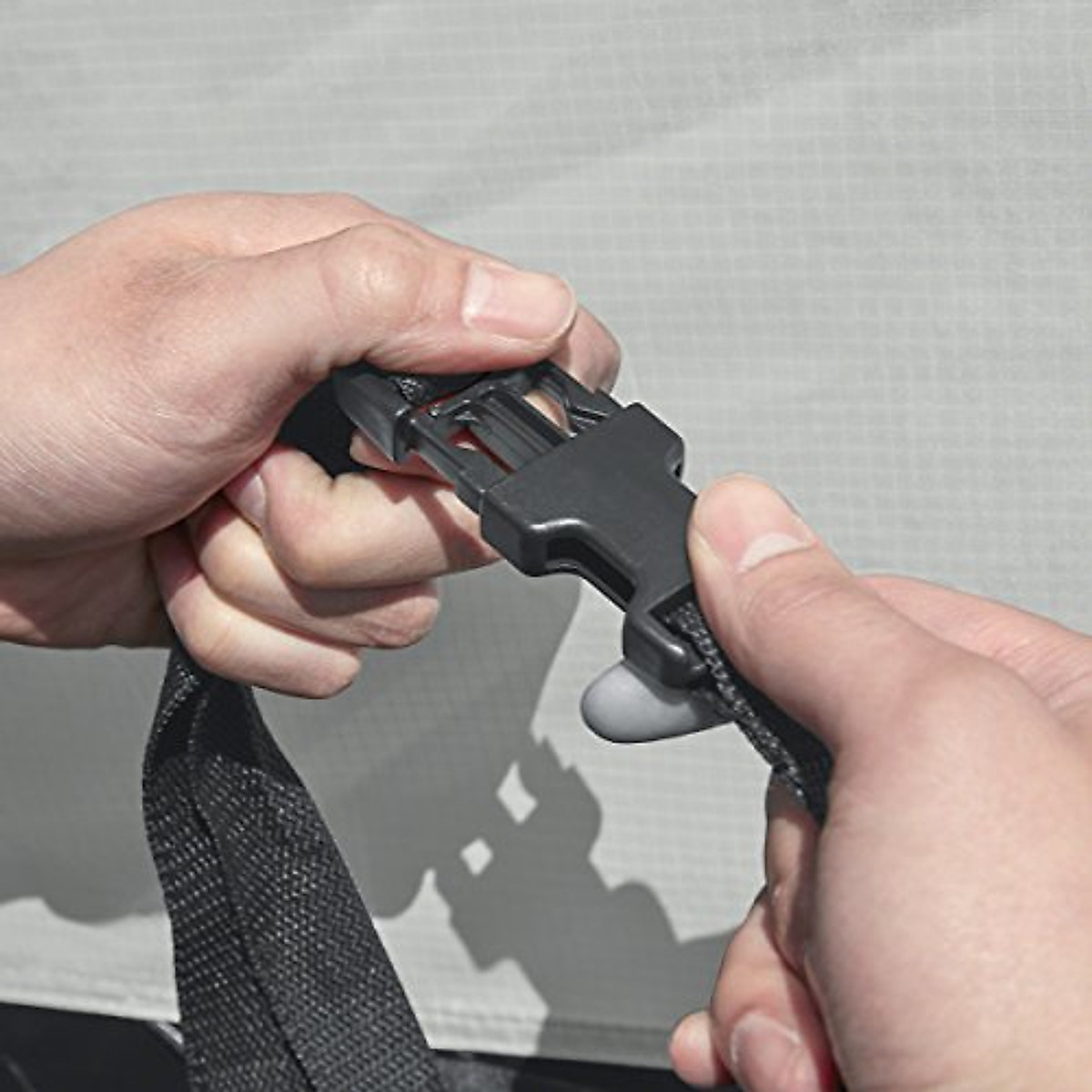 Classic Accessories RV SkyShield™ R-Pod Cover, 16'2"L x 78"W, Model 2, Durable, Tear-Resistant, Teardrop, Travel Trailer Storage Cover, Compatible with R-Pod Trailers, Black/Grey/Snow White