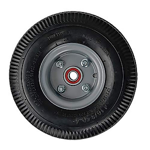 Magline HMK15AUA4 Aluminum Hand Truck, Vertical Loop Handle, Pneumatic Wheels, 500lbs Capacity