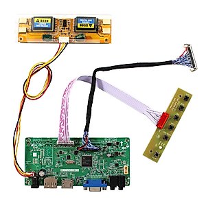 FanyiTek HDMI DP VGA Control Board for 19" 1440x900 30pin 4CCFL LVDs Screen LTM190M2-L01 HT190WGL-600 M190MWW3 R0 M190PW01 V0