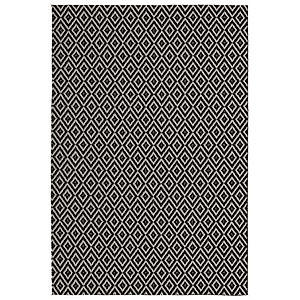 Home Dynamix Tripoli Lydia Indoor/Outdoor Area Rug, Modern Dark Gray, 7'10"x10'2" Rectangle