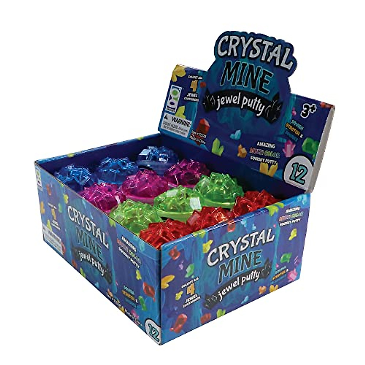 Raymond Geddes Crystal Mine Jewel Putty (Pack of 12)