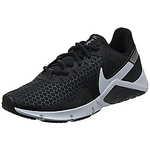Nike Men's Gymnastics Shoe, Black White Metallic Silver, 13