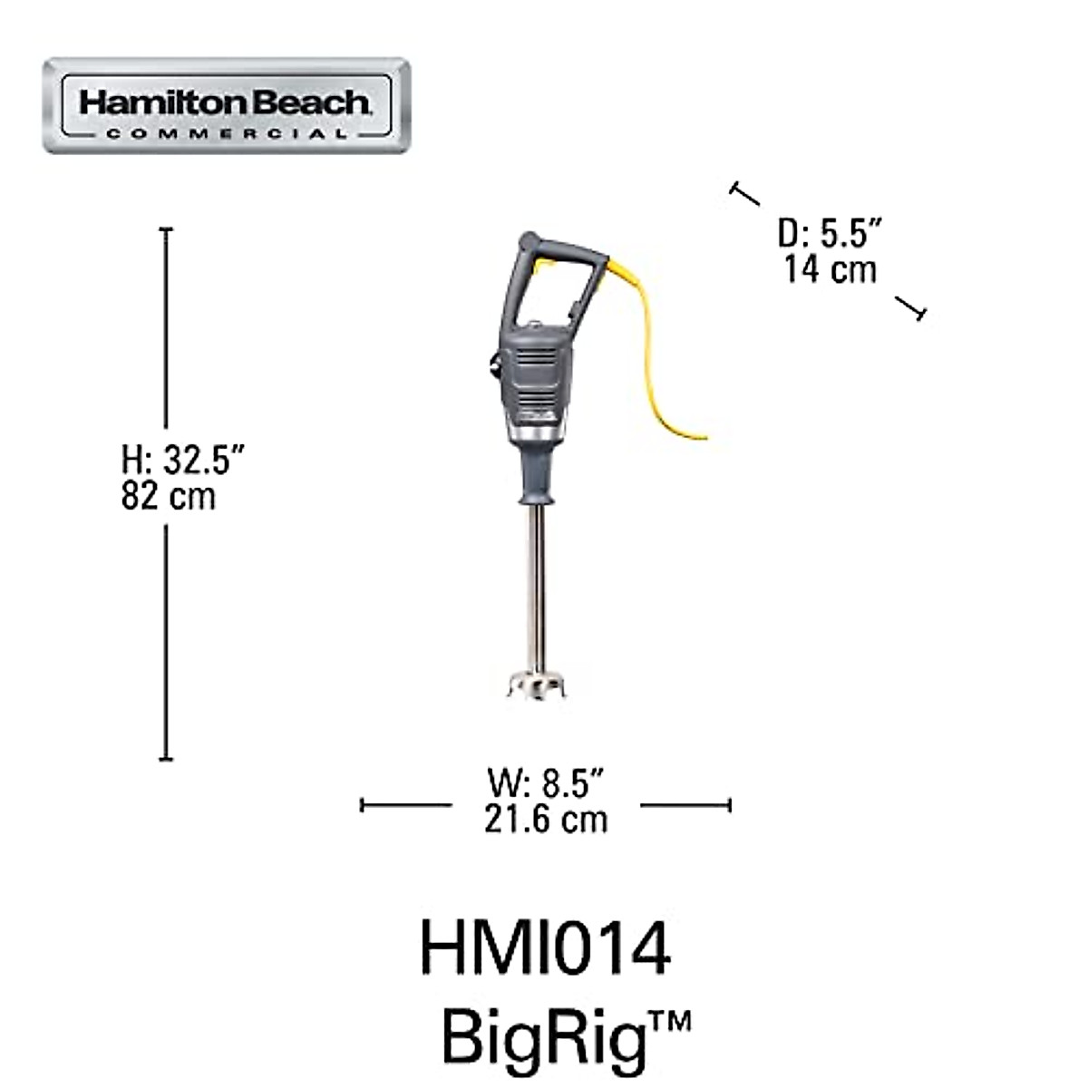 Hamilton Beach Commercial BigRig™ Immersion Blender - HMI014