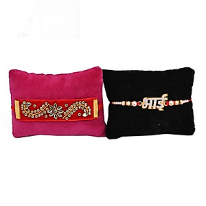 KRISHA KRAFTS Gopal Jhula Singhasan/Peacock Bhai Rakhi/Lumba/Greeting Card for Brother Combo Set Rakshabandhan for Sister Kids 3.9 out of 5 sta