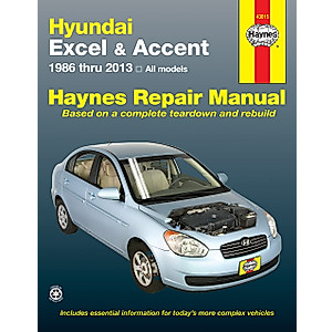 Hyundai Excel & Accent (1986-2013) Haynes Repair Manual (USA) (Paperback)