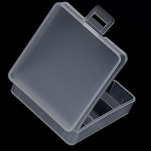 Ogrmar Hot Portable Hard Plastic Battery Case Holder Storage Box for 2x9V Batteries(3 Pack) (3 Pack)