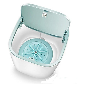 3.8L Mini Electric Washing Machine Portable USB Underwear Small-scale Cleaning Machine Lazy Panties Necktie Socks Baby Clothes Compact Laundry Machine
