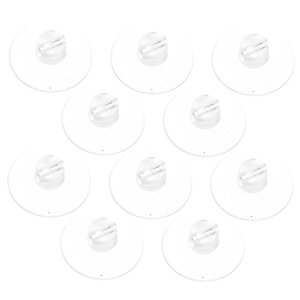 MAGICLULU 12pcs Cable Fixing Suction Cup Cord Clip Cable Wire Clips Vertical Blind Brackets Window Suckers Cord Holders for Cables Suction Cable Clip Slotted Suction Wire Pads Toy