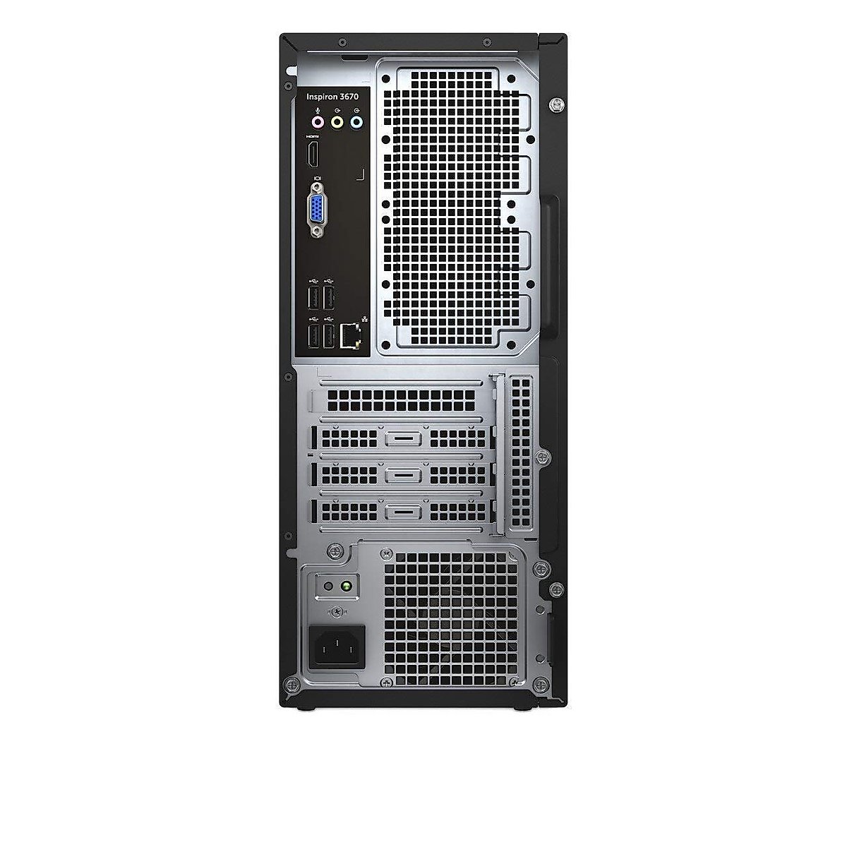 Dell Inspiron 3670 High Performance Desktop, 9th Generation Intel Core i5-9400 Processor, 12GB DDR4 RAM, 128GB-SSD + 1TB HDD, Webcam, Wireless+Bluetooth, HDMI, Window 10 (Renewed)