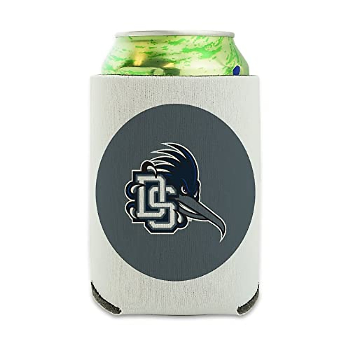 Dalton State College Secondary Logo Can Cooler - Drink Sleeve Hugger Collapsible Insulator - Beverage Insulated Holder