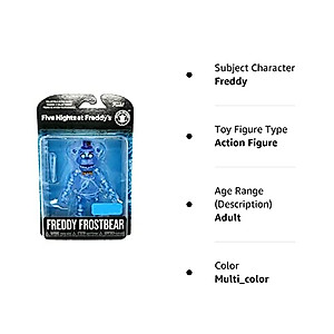 Five Nights at Freddy's Articulated Freddy Frostbear Action Figure, 5 Inch
