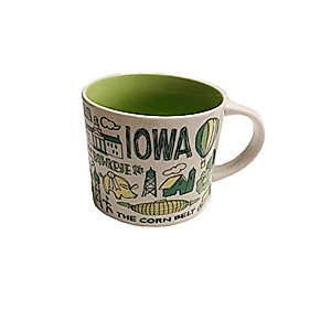 Starbucks IOWA Been There Series Across The Globe Collection Ceramic Coffee Mug 14 oz