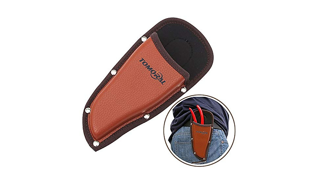 TOMORAL Leather Pruner Holster for Garden Shears & Clippers