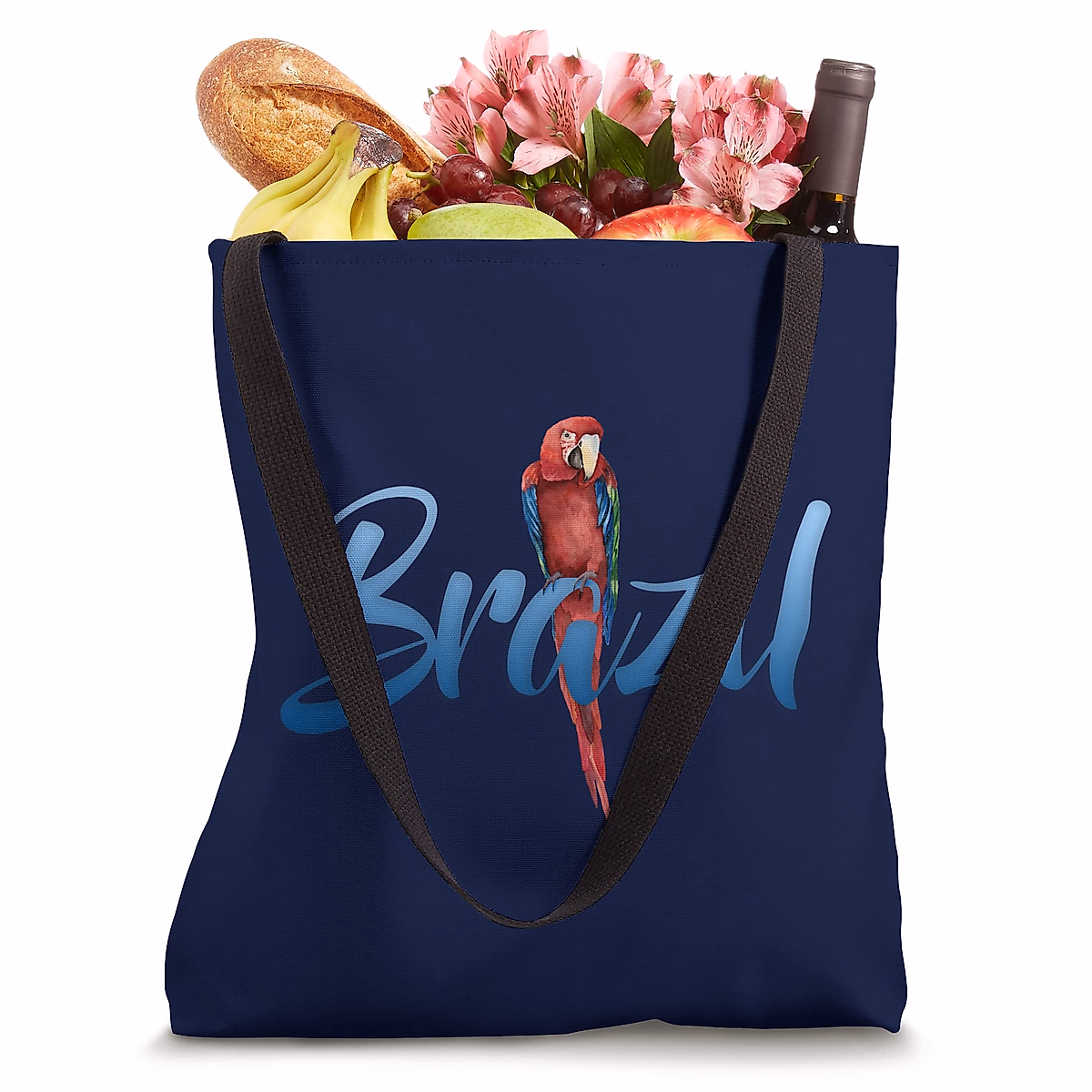 Brazil Scarlet Macaw Parrot Ornithologist Animal Lover Tote Bag